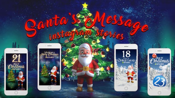Download Santa Message Instagram Stories - Videohive - aedownload.com