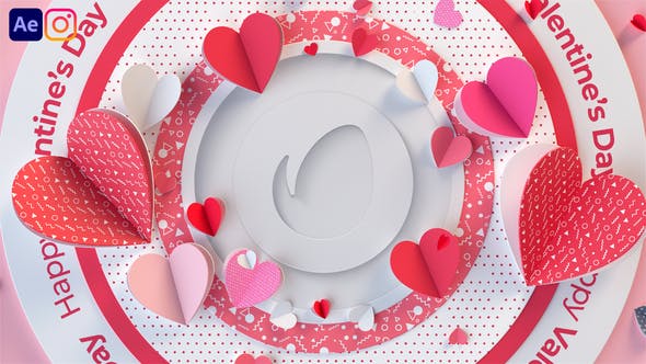 Download Happy Valentines Day Logo - Videohive - aedownload.com