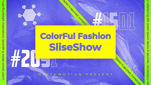 Download Colourful Fashion Plastic SlideShow - Videohive - aedownload.com