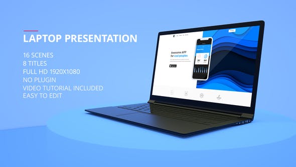 Download Laptop Presentation - Videohive - aedownload.com