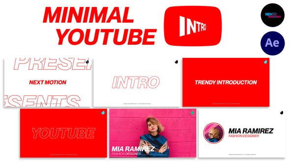 Download Minimal YouTube Intro - Videohive - aedownload.com