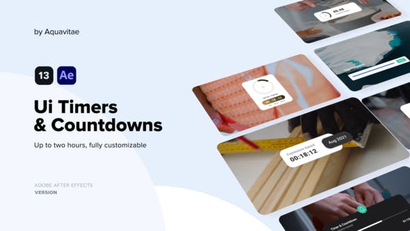 Download UI Timers & Countdowns - Videohive - aedownload.com