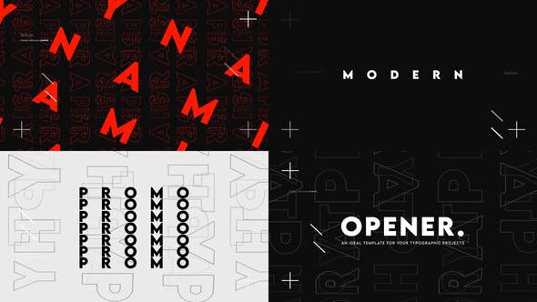 Download Rhythmic Typo Intro - Videohive - aedownload.com