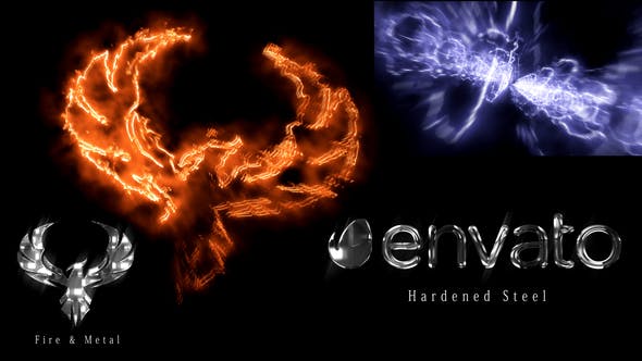 Download Fire And Metal Logo - Videohive - aedownload.com