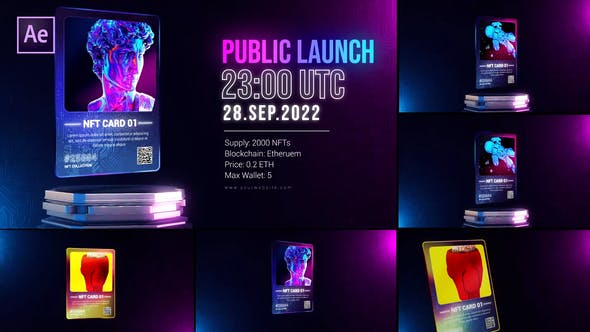 Download NFT Card Elements Pack - Videohive - aedownload.com