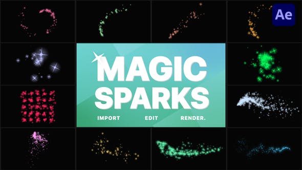 Download Christmas Magic Sparks | After Effects - Videohive ...