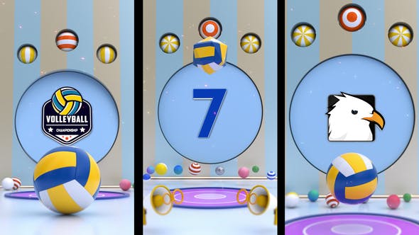 Download Volleyball Countdown 4 (1080x1920) - Videohive - aedownload.com