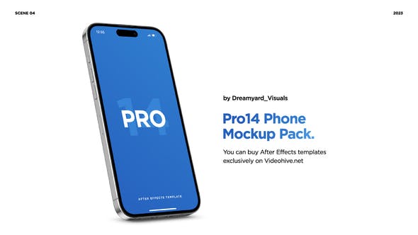 Download Pro14 Phone Mockup Pack - Videohive - aedownload.com
