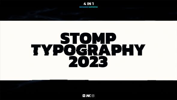 Download 2023 Stomp Typography - Videohive - aedownload.com