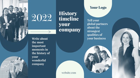 Download Business Company Timeline - Videohive - aedownload.com