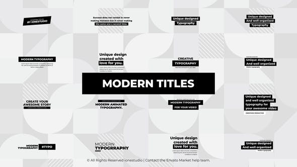 Download Modern Titles - Videohive - aedownload.com