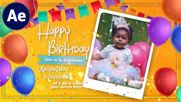 Download Happy Birthday Intro - Videohive - aedownload.com