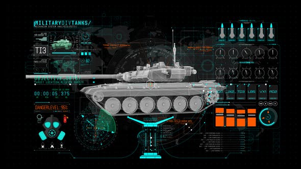 Download HUD Info Miltary Tank - Videohive - aedownload.com