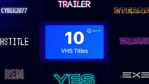 Download VHS Titles Vol. 02 - Videohive - aedownload.com