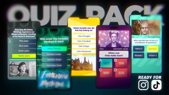 Download Quiz Pack for TikTok - Videohive - aedownload.com