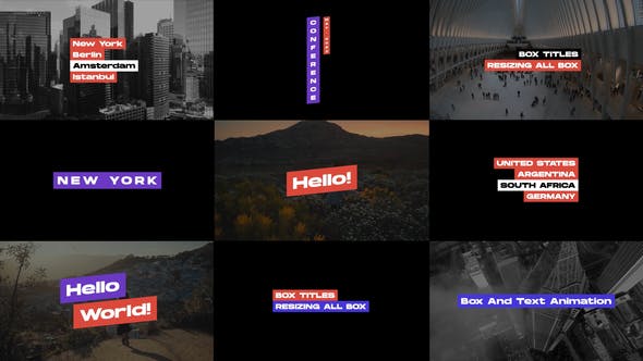 Download Box Titles 1.0 | AE - Videohive - aedownload.com