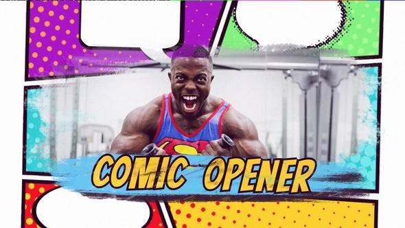 Download Comic Book Intro - Videohive - aedownload.com