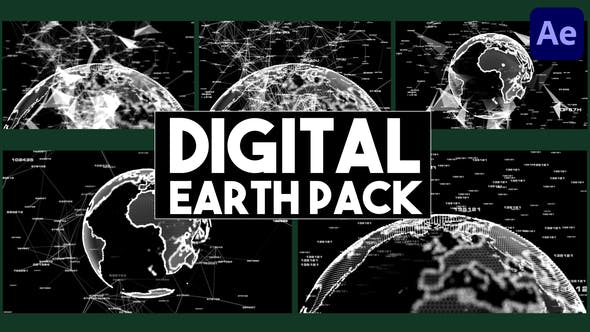 Download Digital Earth Pack for After Effects - Videohive - aedownload.com