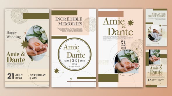 Download Wedding Invitation Instagram Stories Template | AE - Videohive ...
