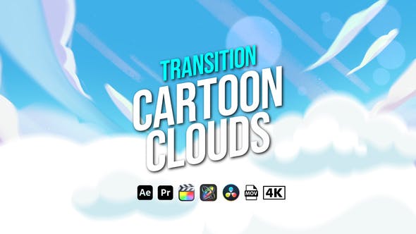 Download Transition Cartoon Clouds - Videohive - aedownload.com
