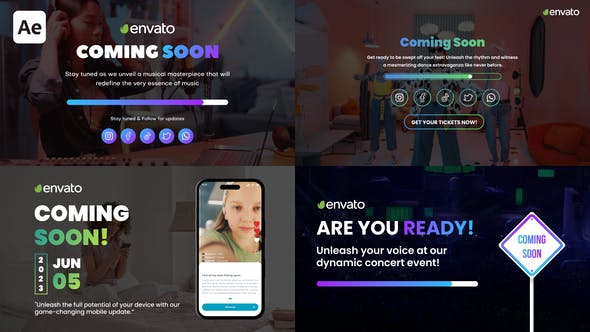 Download Coming Soon Overlay - Videohive - aedownload.com