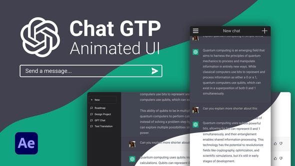 Download AI Chat GPT UI - Videohive - aedownload.com