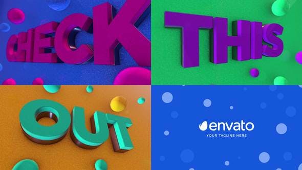 Download Intro 3D Text & Logo with Element 3D - Videohive - aedownload.com