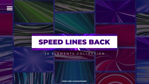 Download Speed Lines Backgrounds - Videohive - aedownload.com