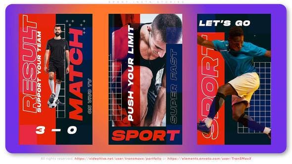 Download Sport Insta Stories - Videohive - aedownload.com