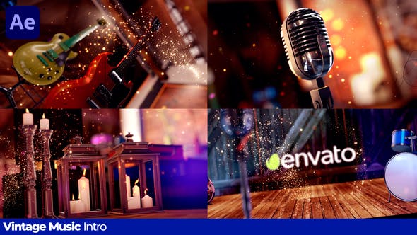 Download Vintage Music Intro - Videohive - aedownload.com