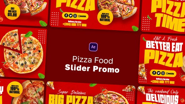 Download Pizza Slider Promo - Videohive - aedownload.com