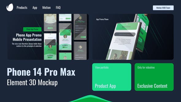 Download Mobile App Mockup - Videohive - aedownload.com