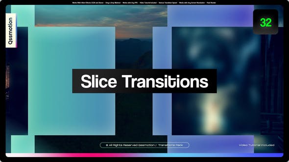 Download Slice Transitions - Videohive - aedownload.com