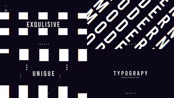 Download Modern Typo Intro - Videohive - aedownload.com