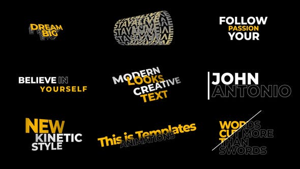 Download Kinetic Typography - Videohive - aedownload.com