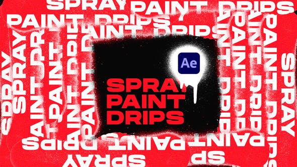 Download Spray Paint Drips Transitions VOL. 1 | After Effects ...