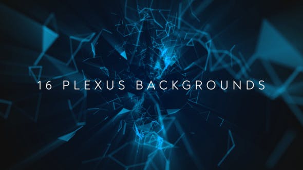 Download 16 Plexus Backgrounds - Videohive - aedownload.com