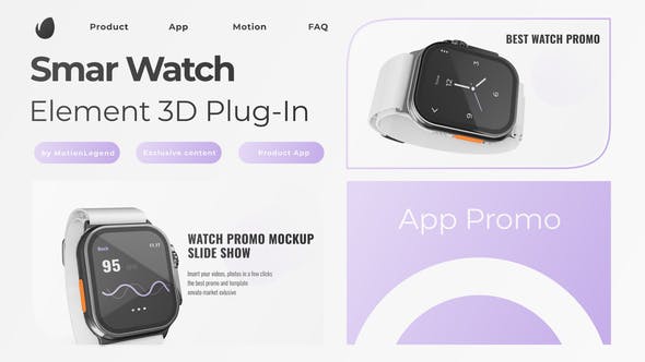 Download Smart Watch App Mocup 3D - Videohive - aedownload.com
