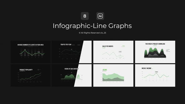 Download Infographic - Line Graphs / AE - Videohive - aedownload.com