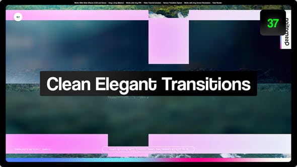 Download Clean Elegant Transitions - Videohive - aedownload.com