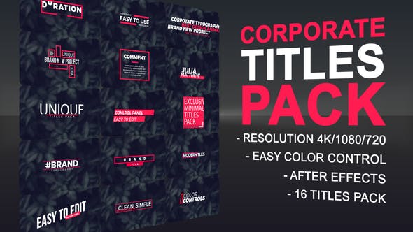 Download Minimal Corporate Titles - Videohive - aedownload.com
