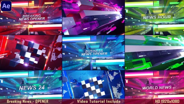 Download Breaking news OPENER - Videohive - aedownload.com