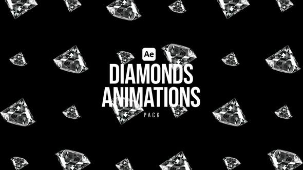 Download Diamonds Animations Pack - Videohive - aedownload.com