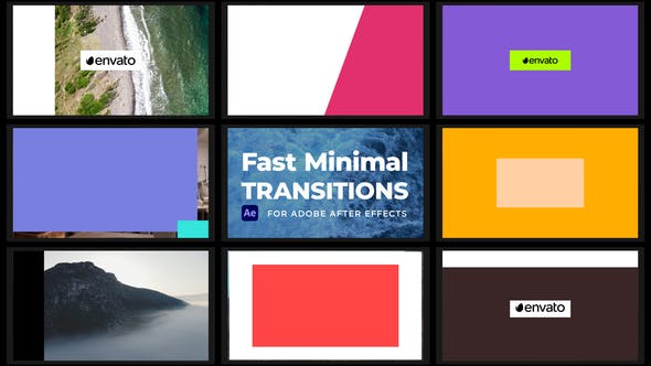 Download Fast Minimal Transitions - Videohive - aedownload.com
