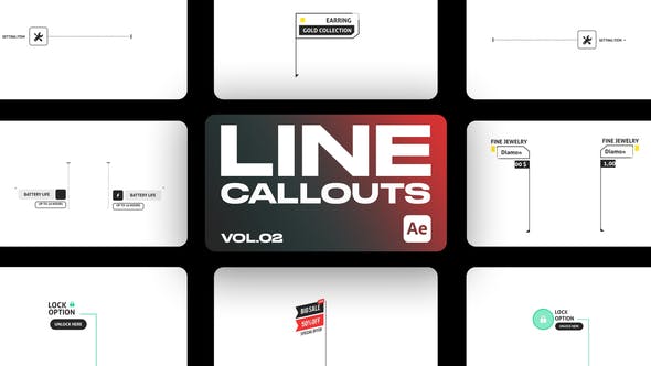 Download Line Callout V.2 - Videohive - aedownload.com