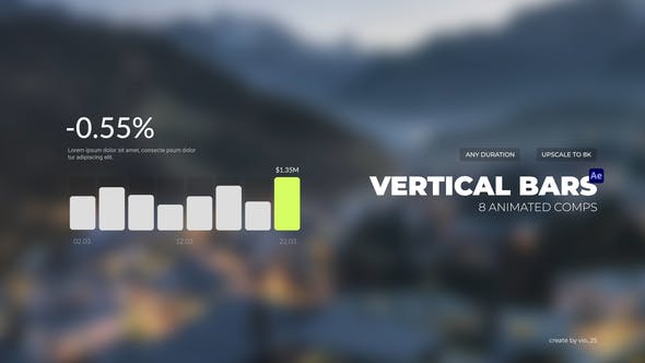 Download Infographics Vertical Bars - Videohive - aedownload.com