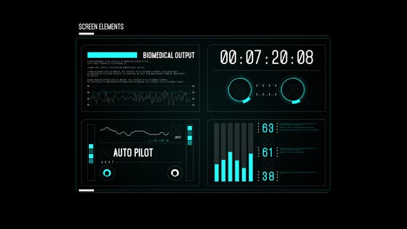 Download HUD Screen Bio Output - Videohive - aedownload.com