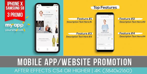 Download Mobile App Website Promotion - Videohive - aedownload.com