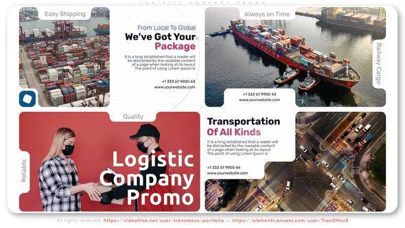 Download Logistic Company Promo - Videohive - aedownload.com