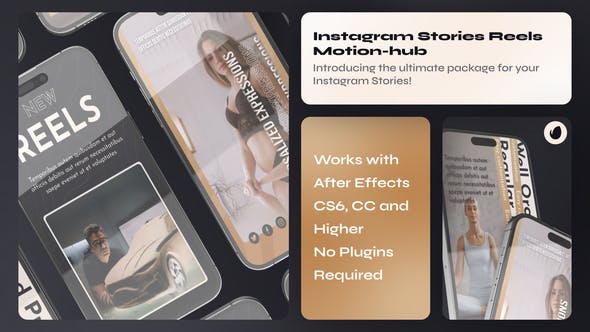 Download Vertical Instagram Reels Gold - Videohive - aedownload.com